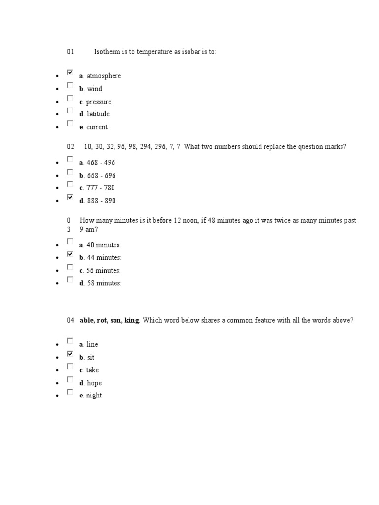 IQ Test Sequence and Logic Puzzles | PDF