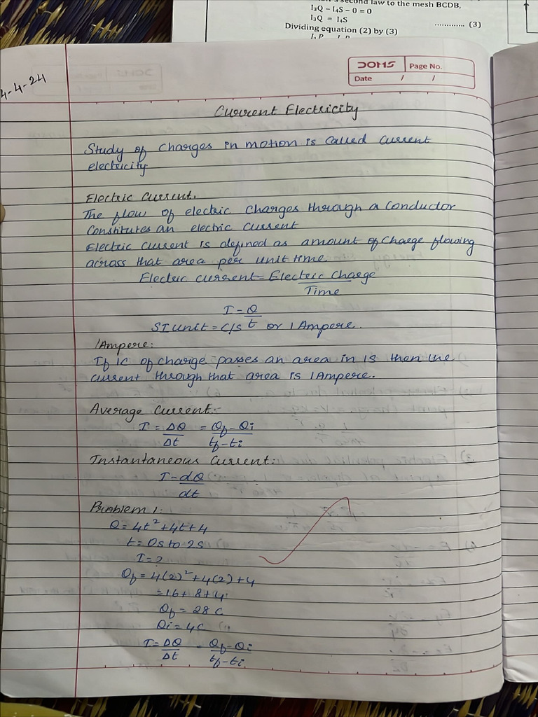 Chapter-3 Current Electricity | PDF