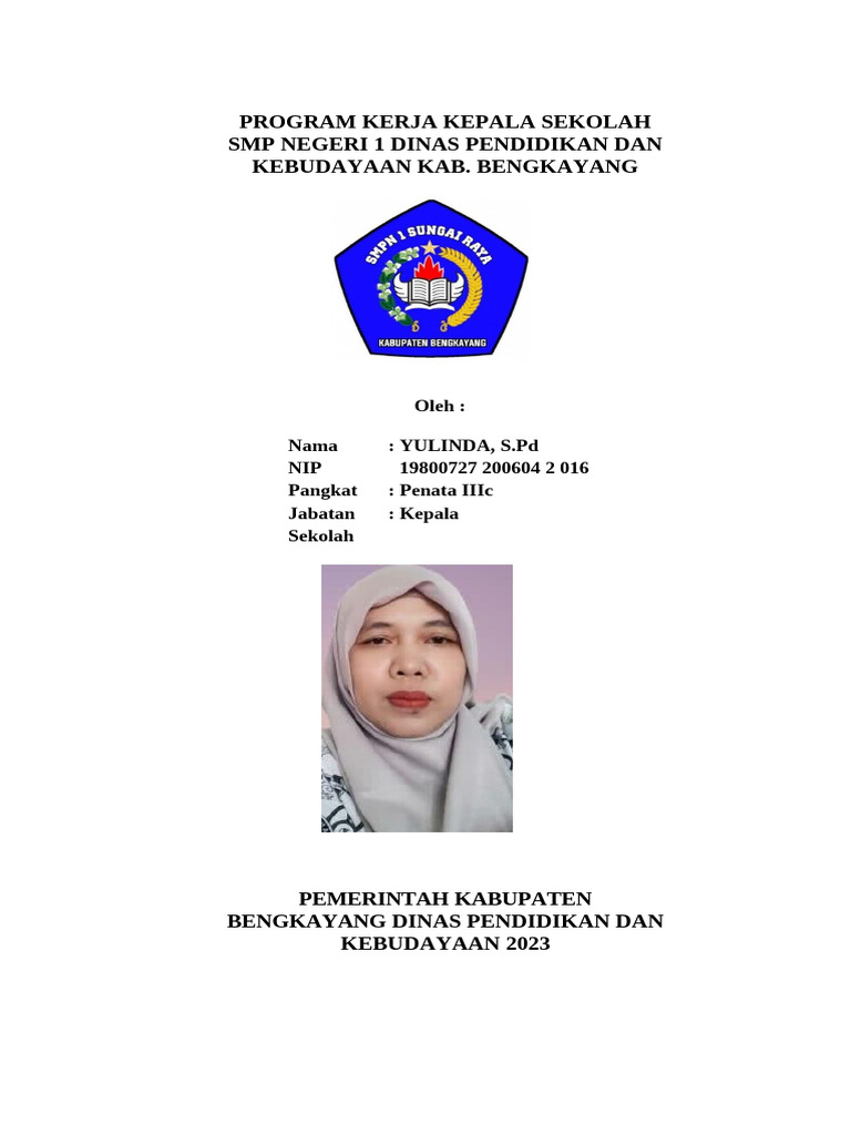 Program Kepala Sekolah | PDF