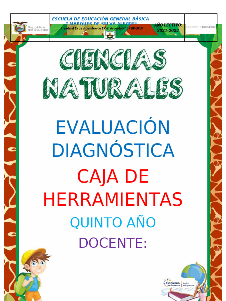 5to CCNN Evaluación Diagnóstica | PDF