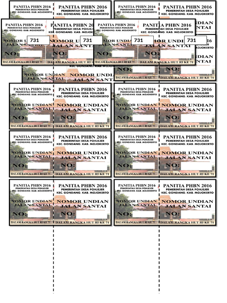 Kupon Undian Final | PDF