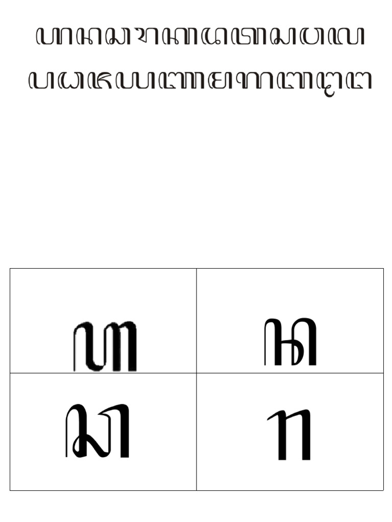 Aksara Jawa | PDF