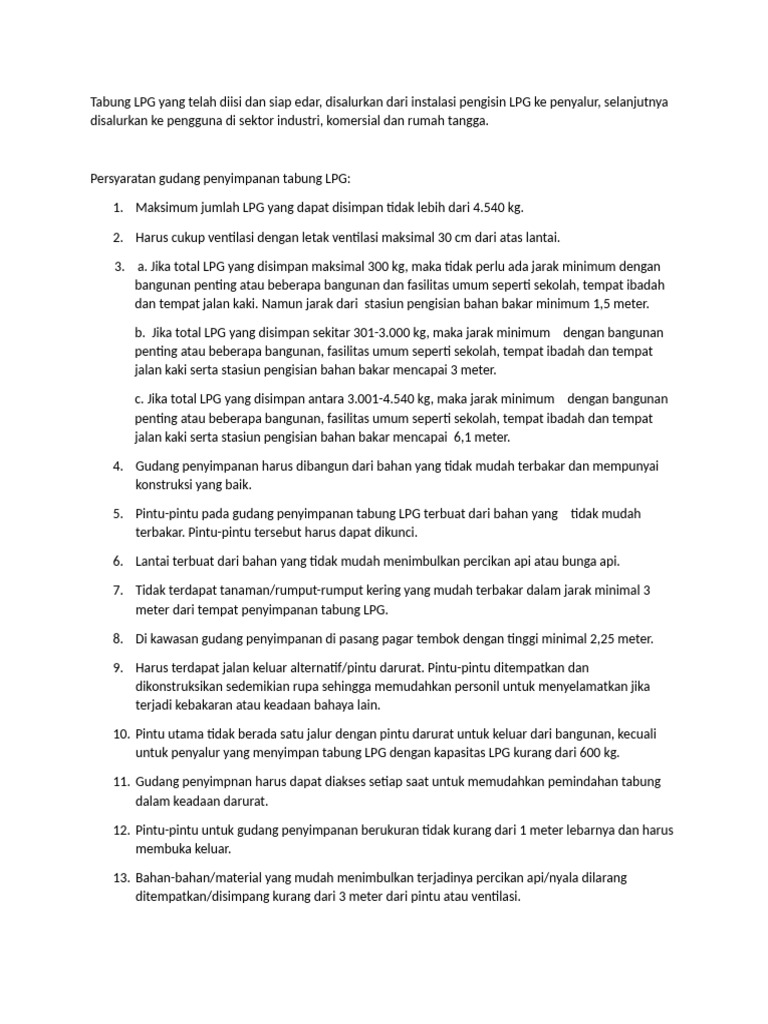 Penanganan Tabung LPG Bocor | PDF