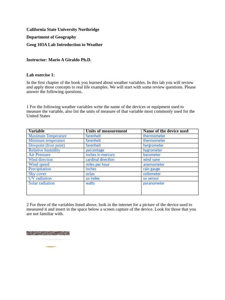 Temperature Trends and Analysis Lab | PDF | Meteorology | Atmosphere