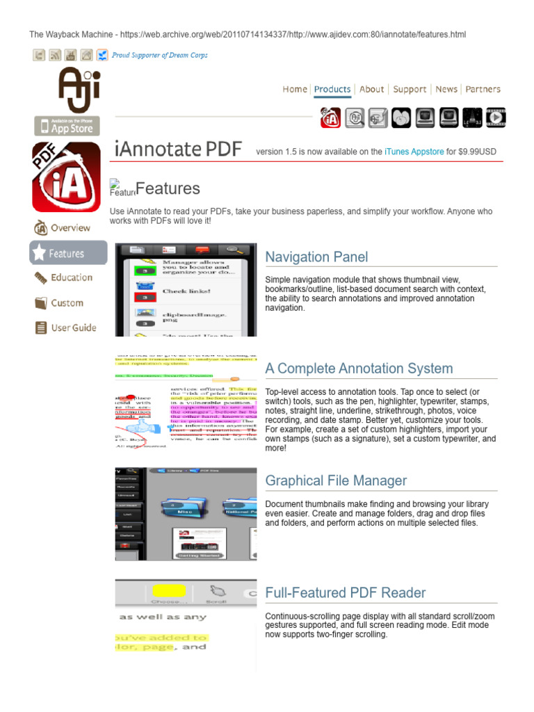 AjiDev11a Iannotate 1.5 User Guide | PDF | Annotation | World Wide Web