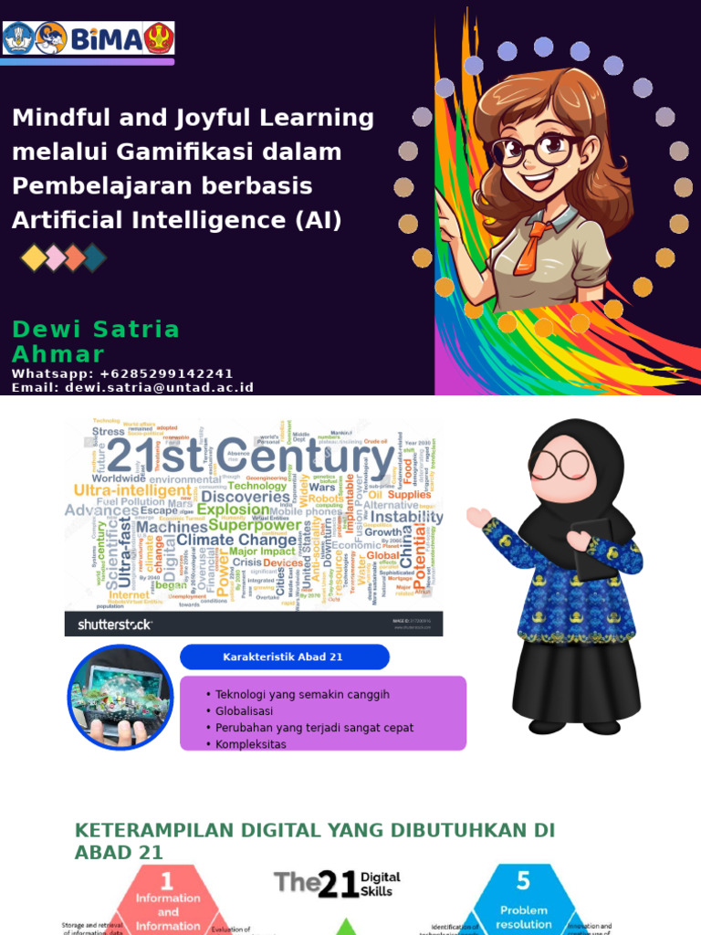 Mindfull Learning Gamifikasi Dalam Pembelajaran Berbasis Artificial Intelligence (2025) | PDF