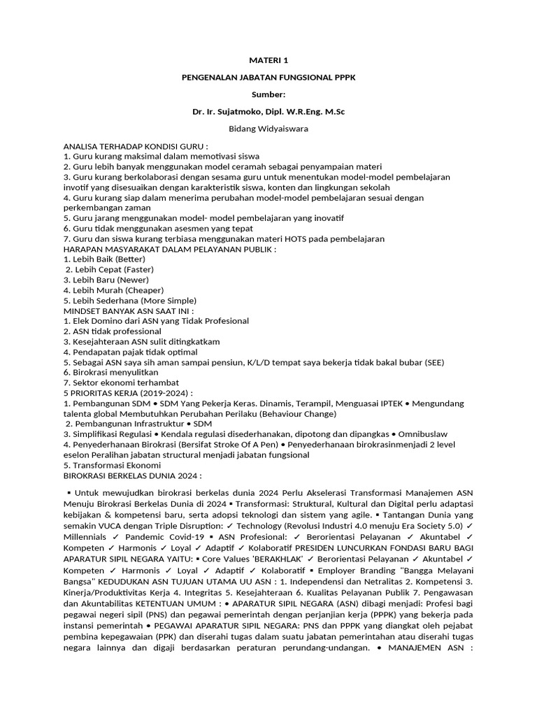 MATERI 1 Pengenalan Jabatan | PDF