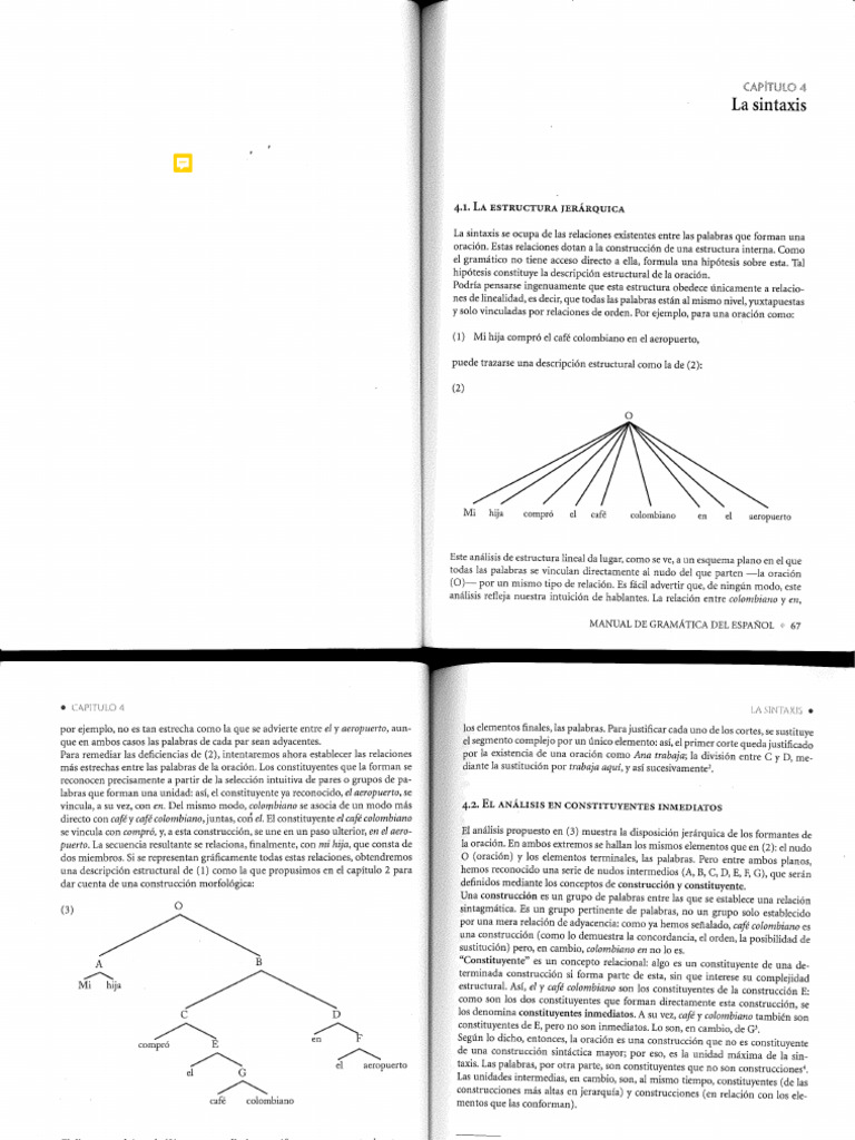 Texto Terico - La Sintaxis | PDF