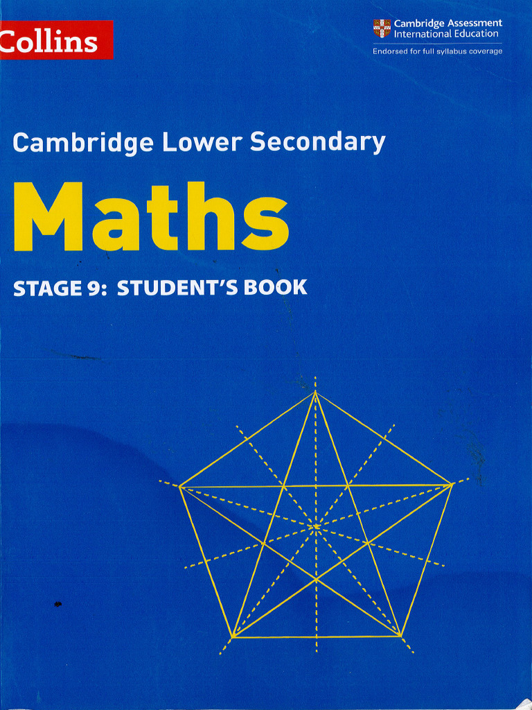 Cambridge Lower Secondary Maths Stage 9 Student's Book (2ed) (Collins ...