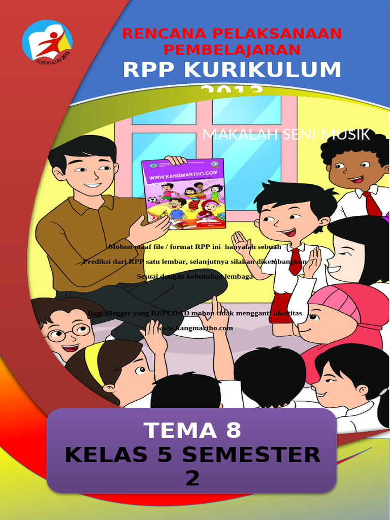 RPP TEMA 8 1 Lembar | PDF