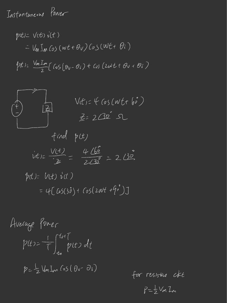 AC Power Analysis | PDF