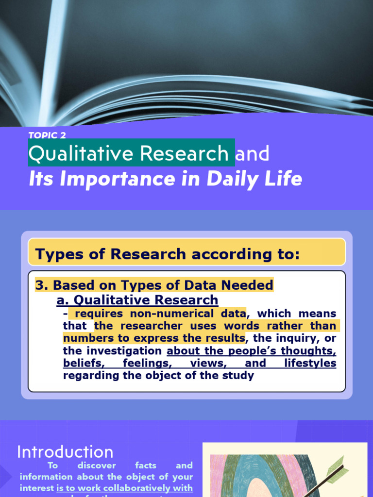 Characteristics of Quali and Types of Quali | PDF | Qualitative Research | Ethnography