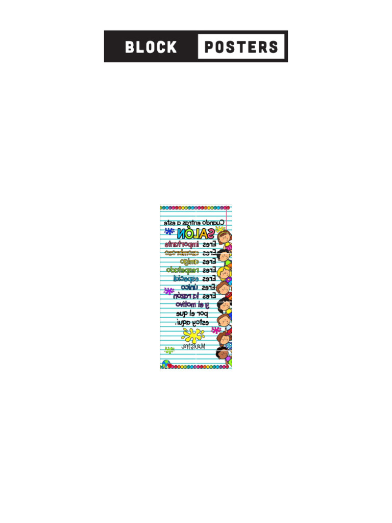 Block Poster Setup Instructions | PDF