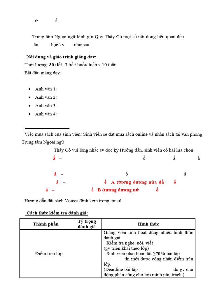 QUY ĐỊNH HK242 | PDF