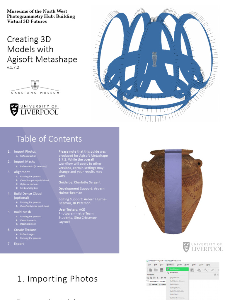 Guide, For, Agisoft, Metashape,, Museums, Of, The, North, West, Photogrammetry, Hub | PDF ...