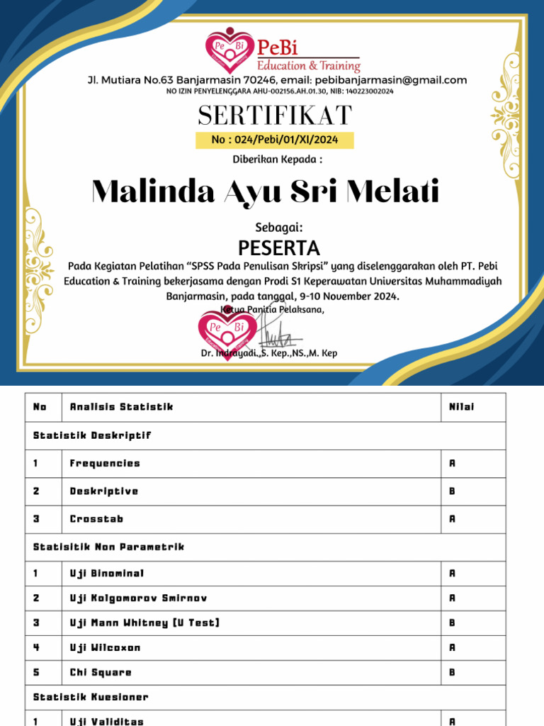 Malinda Ayu Sri Melati 2 | PDF