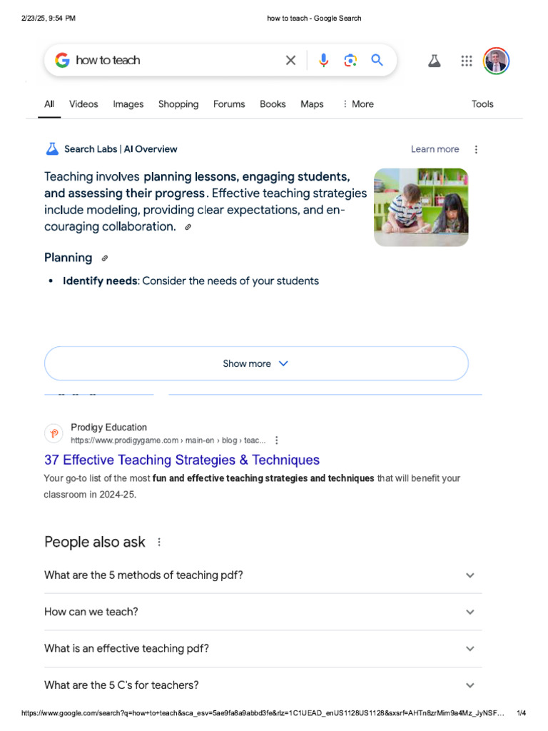How To Teach - Google Search | PDF