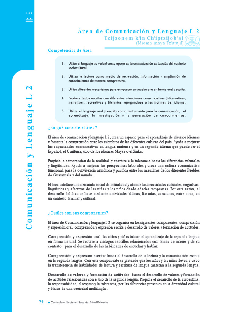 3. CNB_3er_grado L-2 L-3 | PDF | Comunicación | Segundo lenguaje
