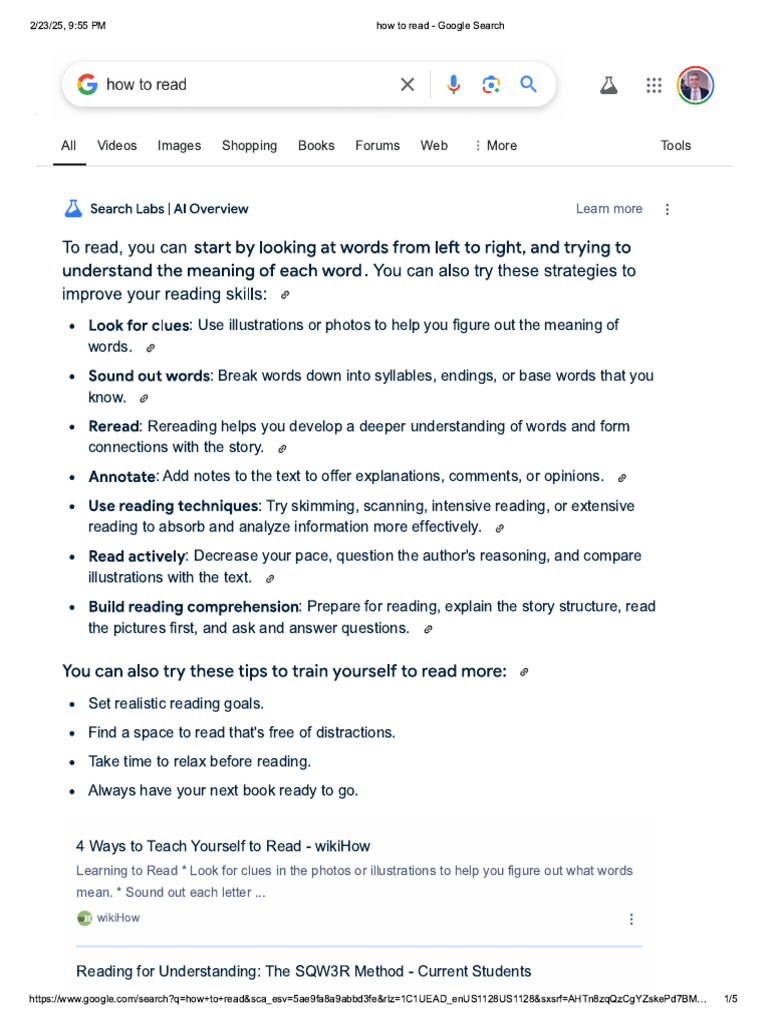 How To Read - Google Search | PDF