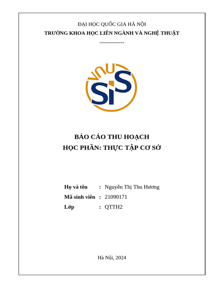 231 - Mau - Bao Cao Thuc Tap | PDF