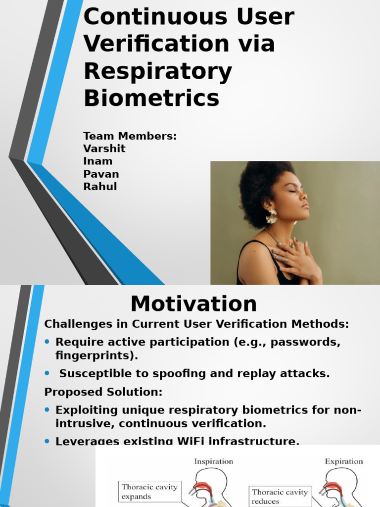 Continuous User Verification with Respiratory Biometrics | PDF ...