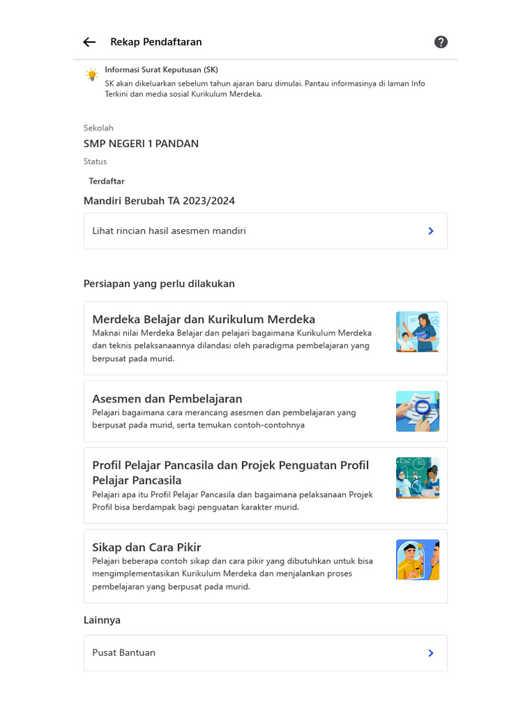 Guru - Kemdikbud.go - Id Pendaftaran-Ikm Rekapan 10206538 | PDF