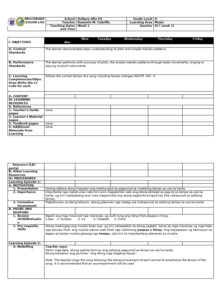 Music 2 - Q4 - W1 | PDF