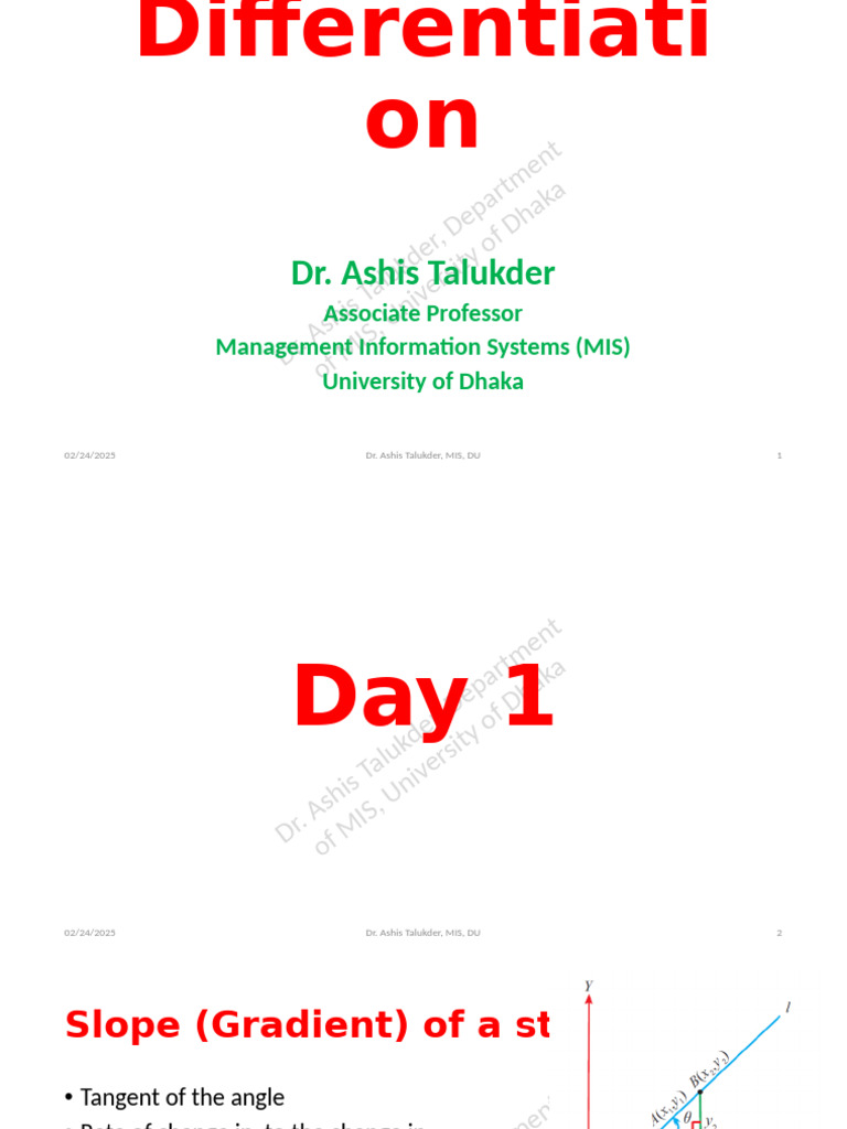 Understanding Derivatives and Profit Maximization | PDF | Derivative ...