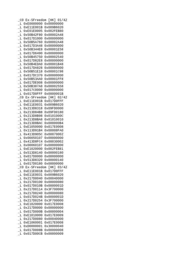 C0 Ex-SFreedom (HK) 0142 | PDF