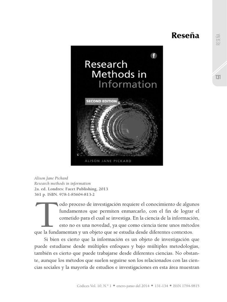 Research Methods in Information | PDF | Maestros | Enseñando