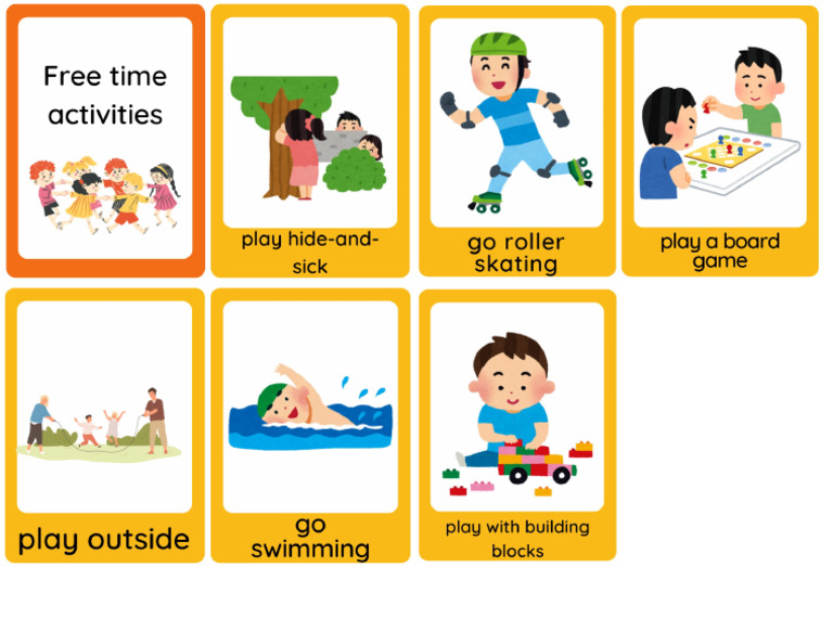 Free Time Flashcards | PDF