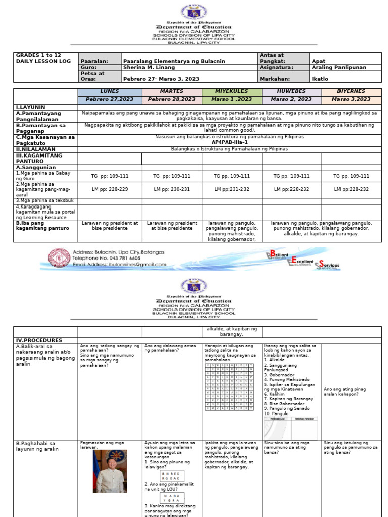 Quarter 3 AP Week 3 | PDF