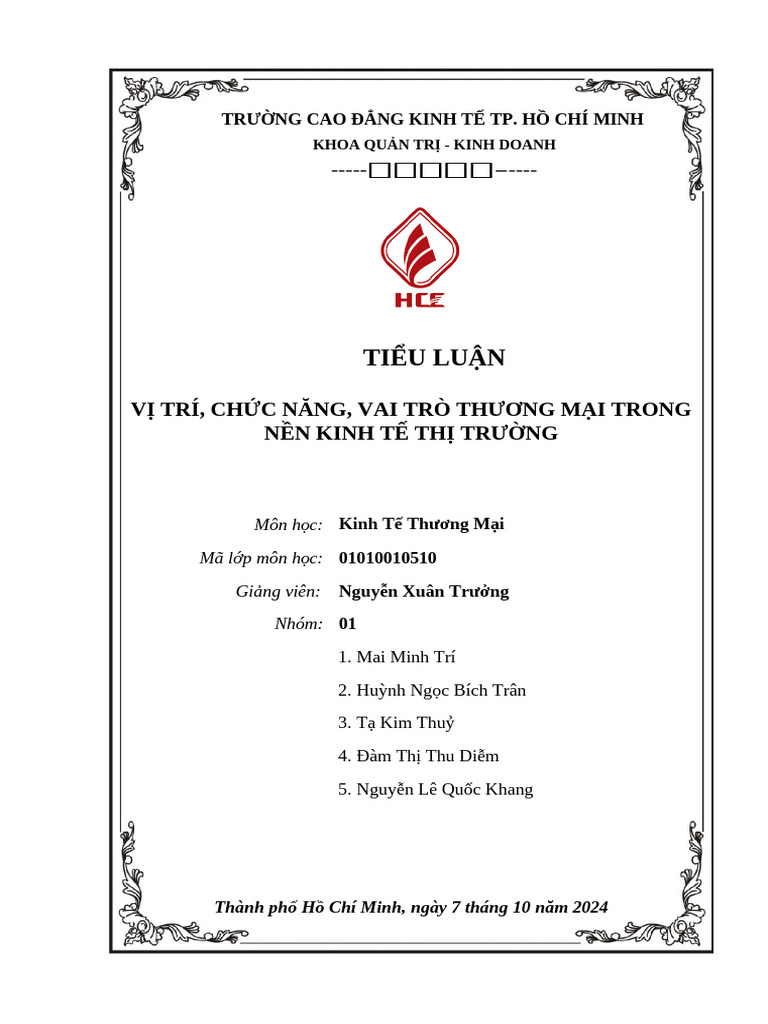 NHOM01_KTTM_LOP01 | PDF