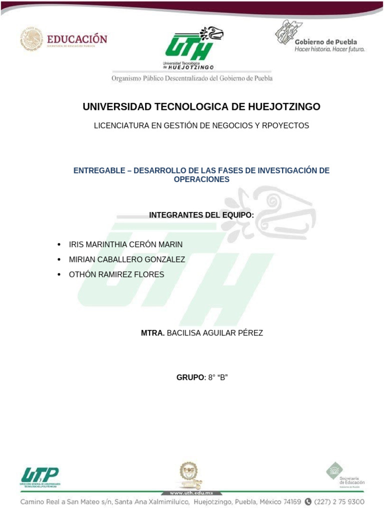 1er Entregable - IO | PDF | Programación lineal | Business