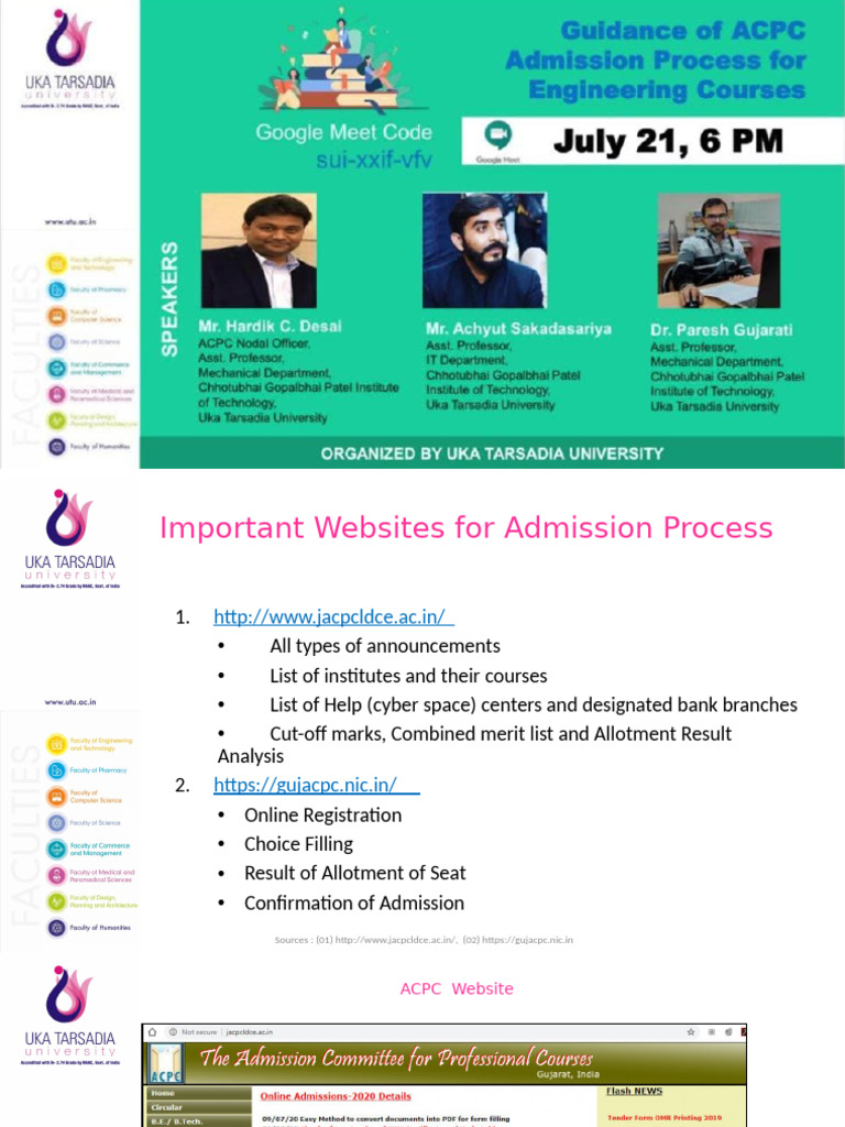 ACPC Registraion Process - 2020 | PDF