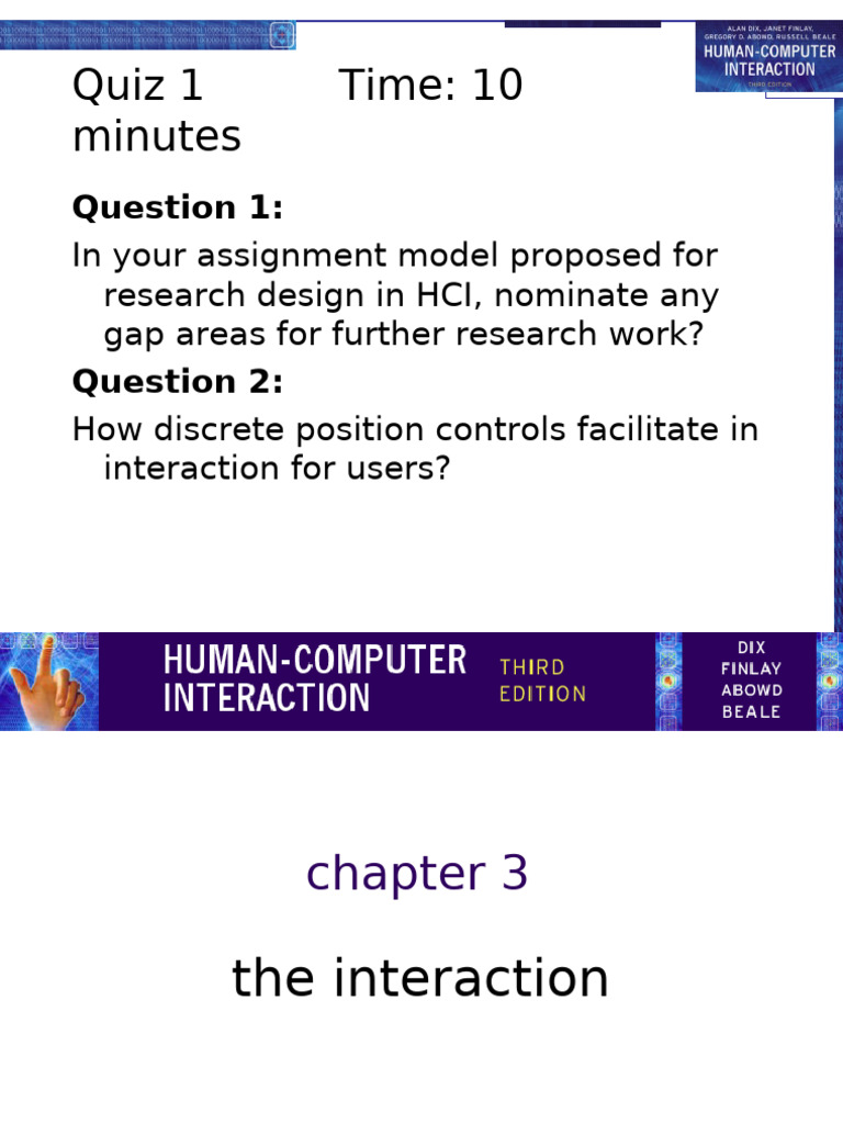 HCI Interaction Models and Ergonomics | PDF | Window (Computing) | Menu ...