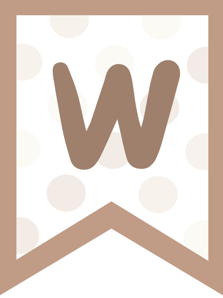 Brown Aesthetic Back To School Bunting | PDF