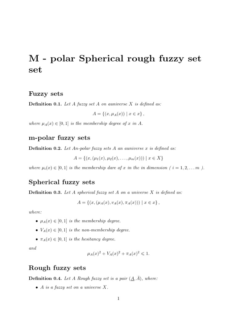 Advanced Fuzzy Set Theory Guide | PDF | Geometry | Mathematics Of Computing