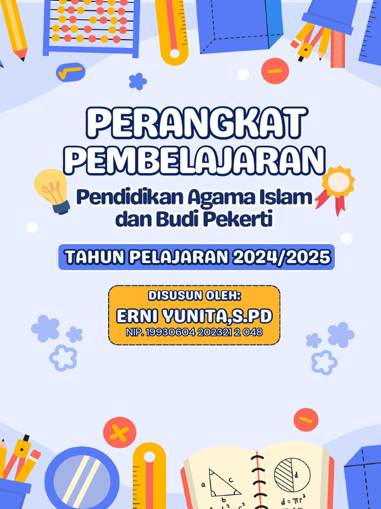 Cover Perangkat Pai 2025 | PDF