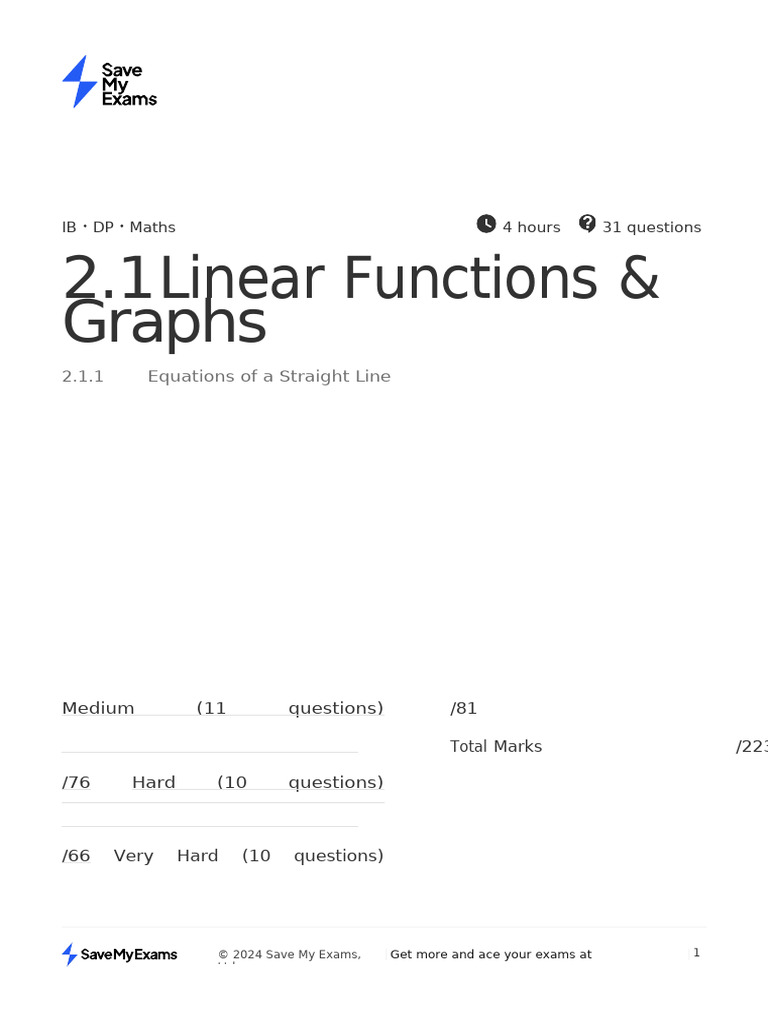 2-1-Linear-Functions - graphs-rTOm5JbWxUvCvtVU | PDF | Consumption (Economics) | Slope