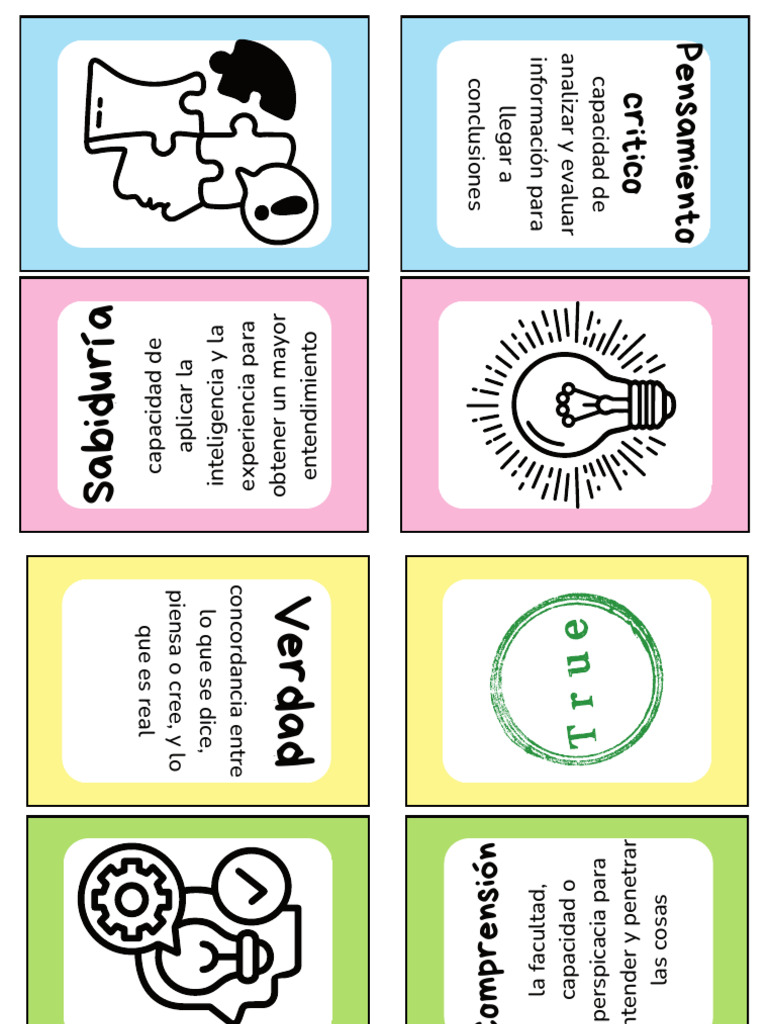 memorama | PDF | Pensamiento | Conocimiento