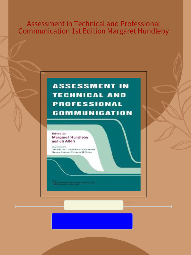 [Ebooks PDF] download Assessment in Technical and Professional Communication 1st Edition ...