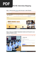 Student - Manual For APSCHE Internships | PDF | Login | Password