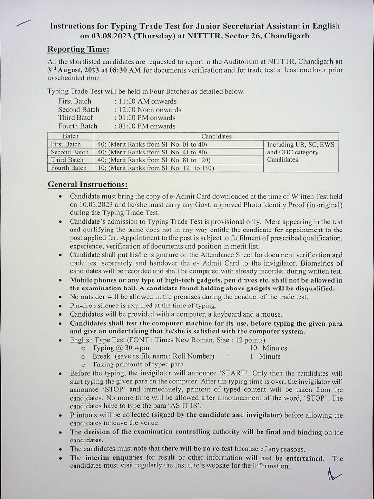 Instructions JSA | PDF