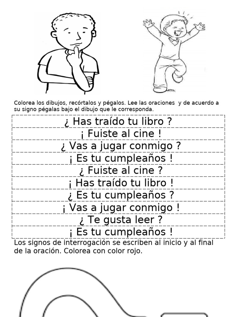 Admiracion e Interrogacion | PDF