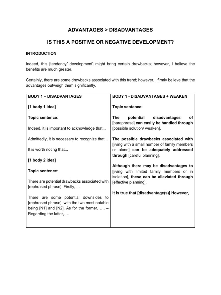 ADVANTAGES-DISADVANTAGES | PDF | Tourism | Risk