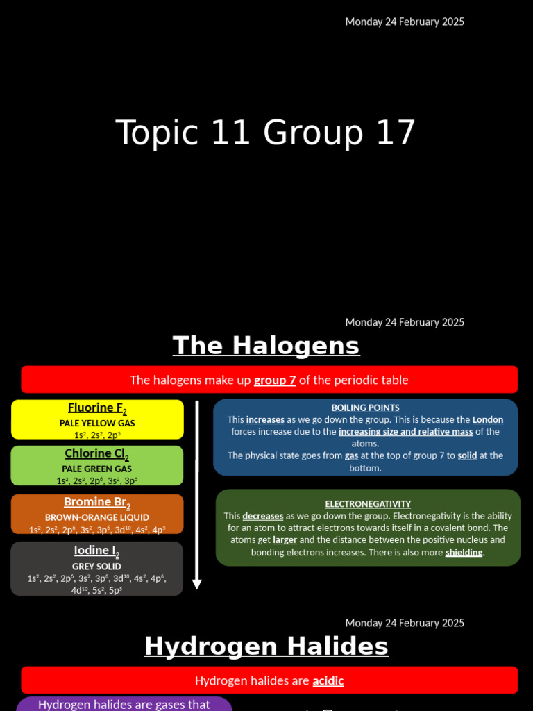 Topic 11 Group 17 | PDF | Chlorine | Chlorofluorocarbon