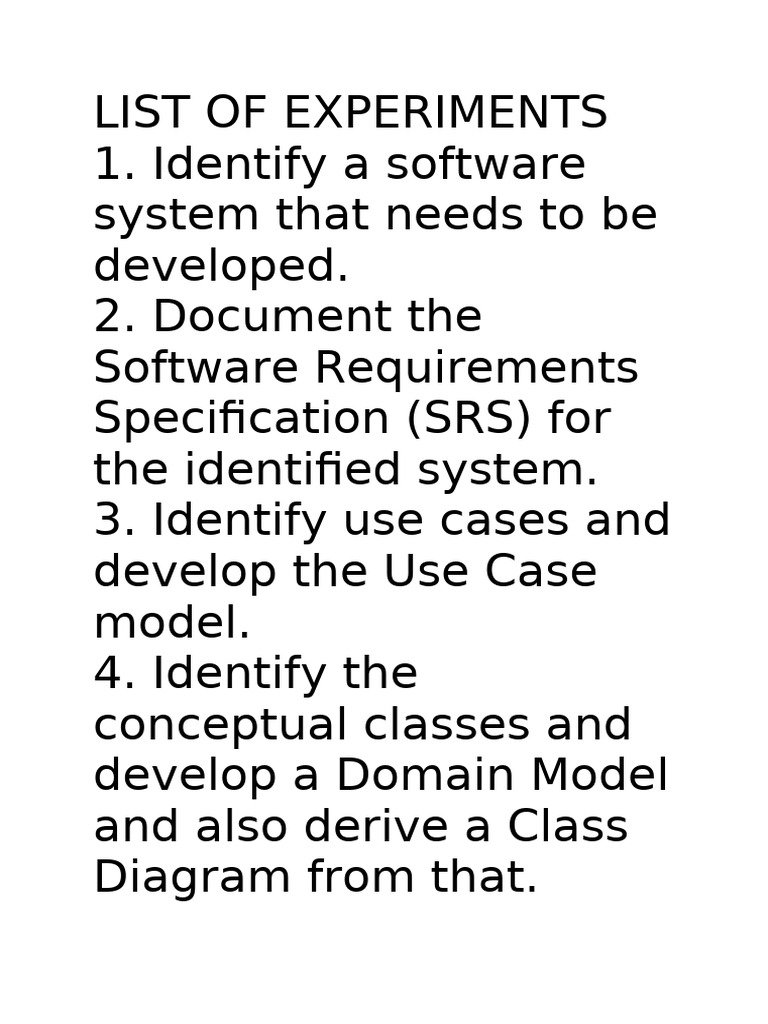 oose ccs356 | PDF | Use Case | Unified Modeling Language