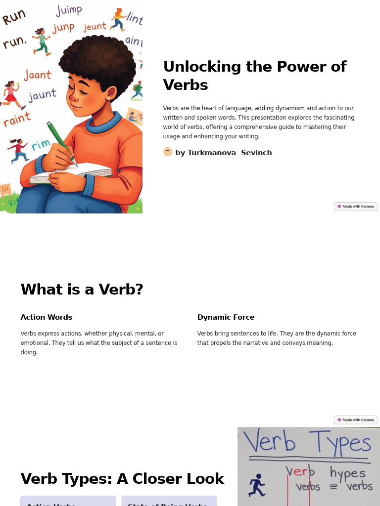 Mastering Verbs for Effective Writing | PDF | Verb | Morphology