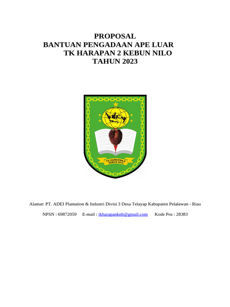 Proposal Ape Luar 2023 | PDF